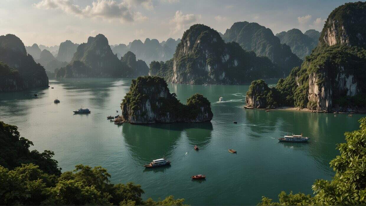 Ha Long Bay Desktop Wallpapers - PixelsTalk