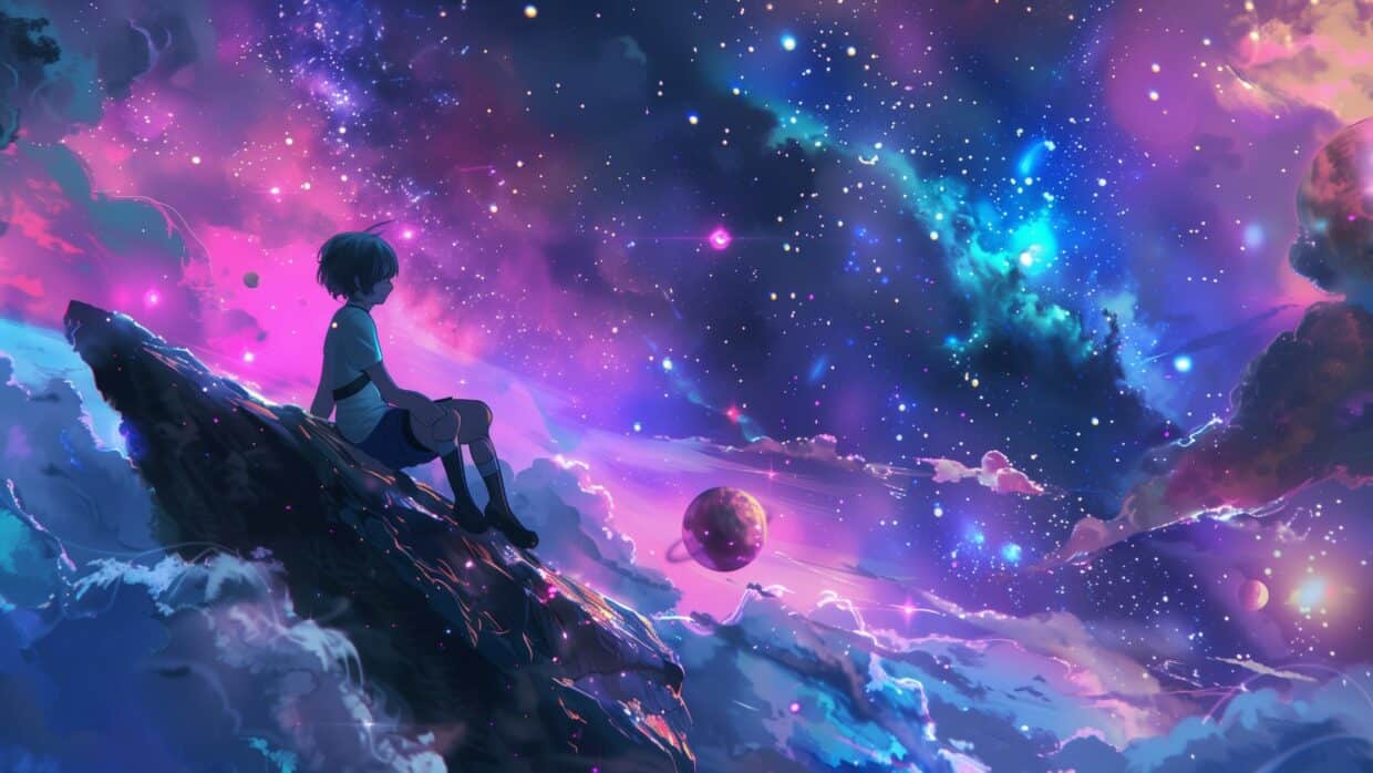 Anime Space Desktop Backgrounds - PixelsTalk