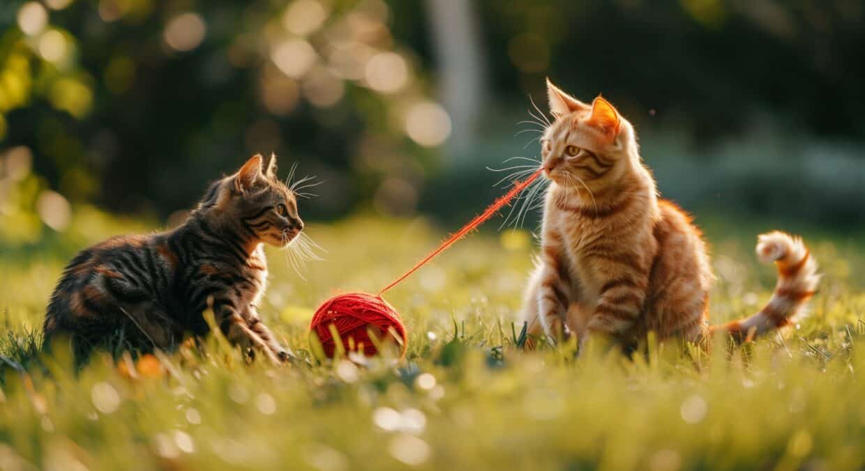 Double Cat Wallpaper - PixelsTalk