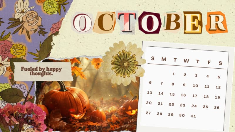 October 2024 Calendar Backgrounds - PixelsTalk