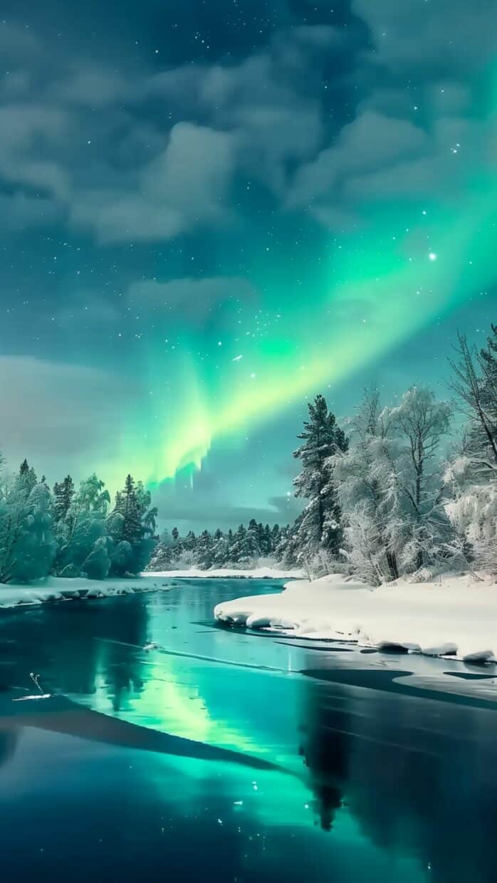 Northern Lights iPhone Wallpaper - PixelsTalk