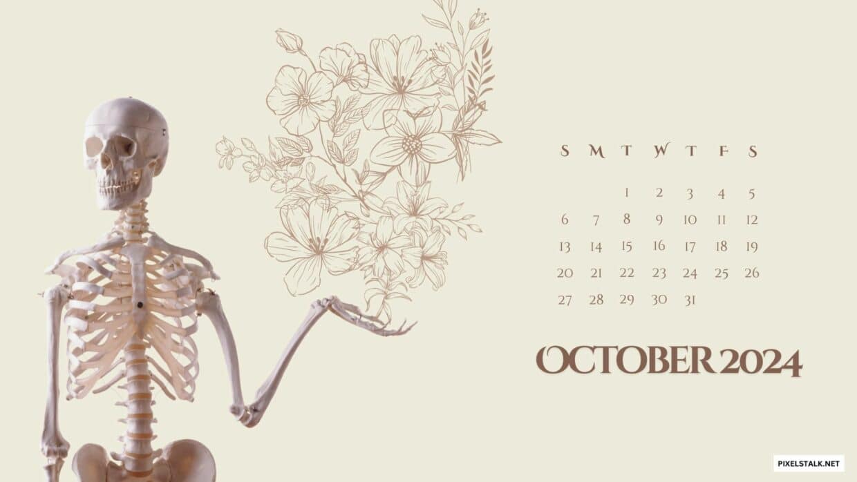 October 2024 Calendar Backgrounds - PixelsTalk