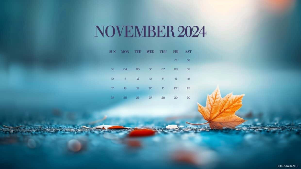 November 2024 Calendar Desktop Backgrounds - PixelsTalk