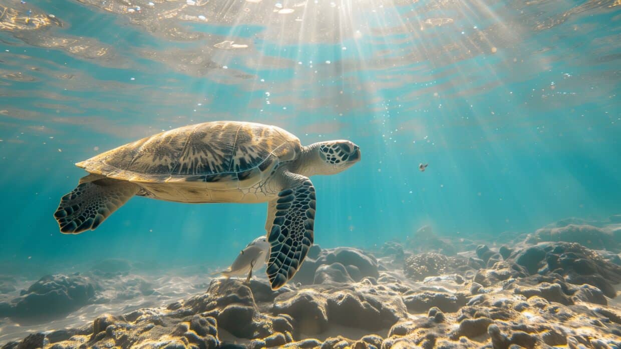 Sea Turtle Wallpaper for Desktop - PixelsTalk