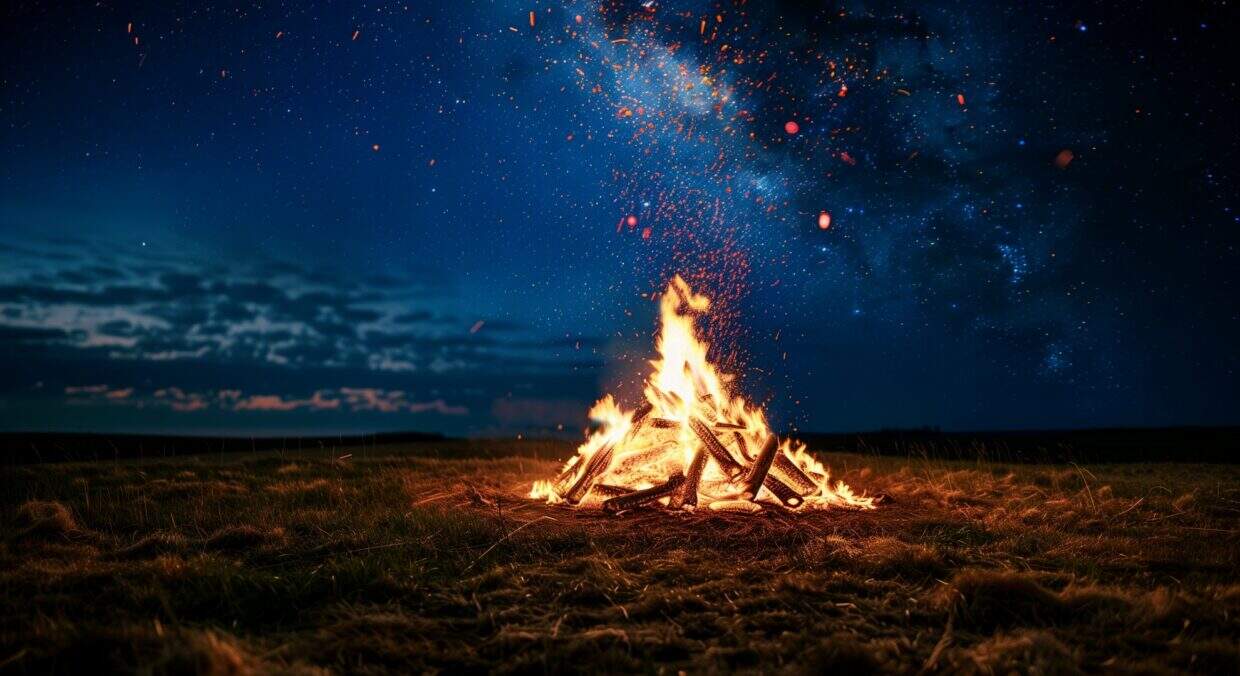 Campfire Background HD - PixelsTalk