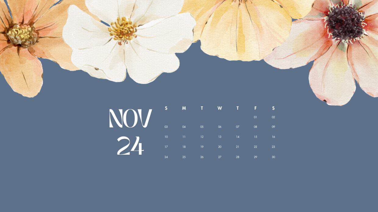 November 2024 Calendar HD Wallpapers - PixelsTalk