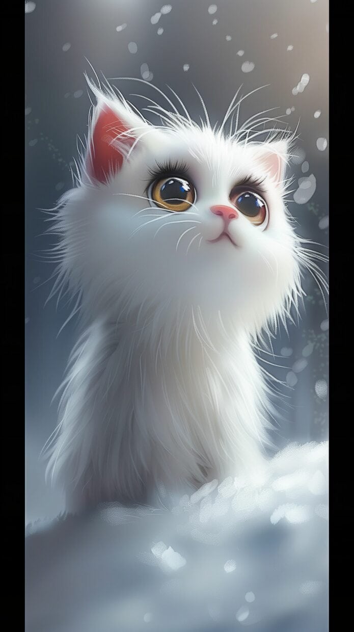 White Cat Wallpapers - PixelsTalk