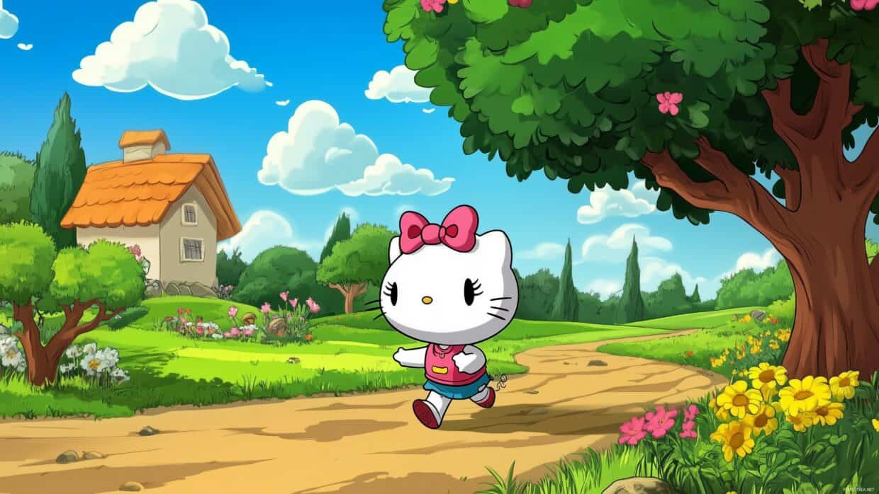 Hello Kitty Wallpaper 4K - PixelsTalk