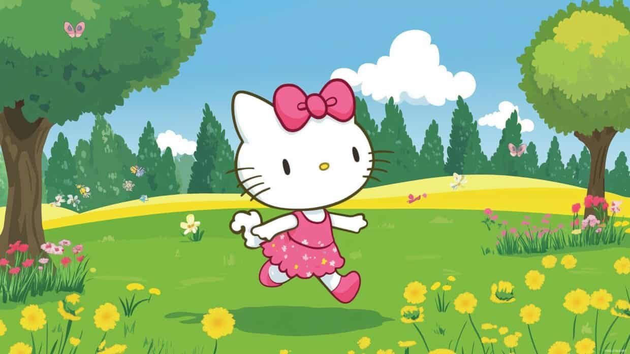 Hello Kitty Wallpaper 4K - PixelsTalk