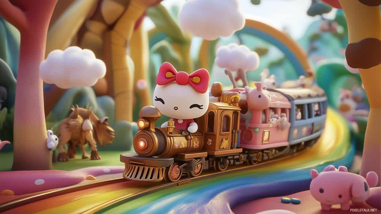 Hello Kitty Walllpaper 3D - PixelsTalk