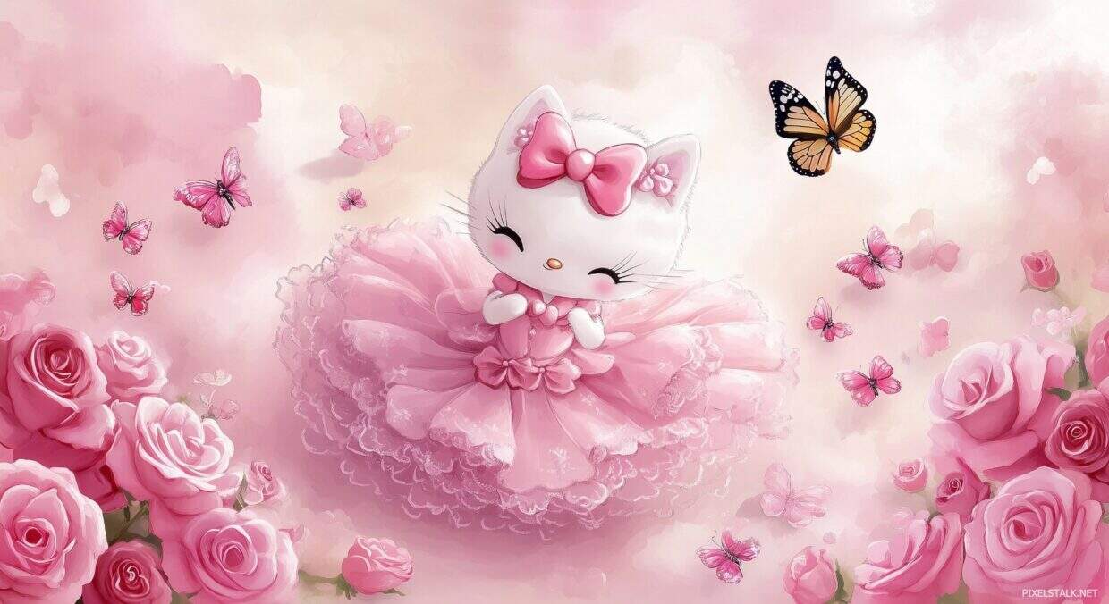 Pink Hello Kitty Walllpapers - PixelsTalk