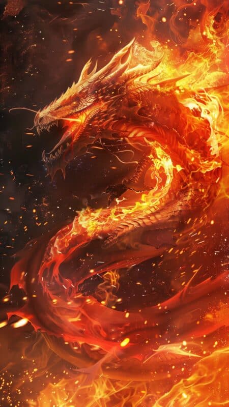 Fire Dragon Wallpapers - PixelsTalk