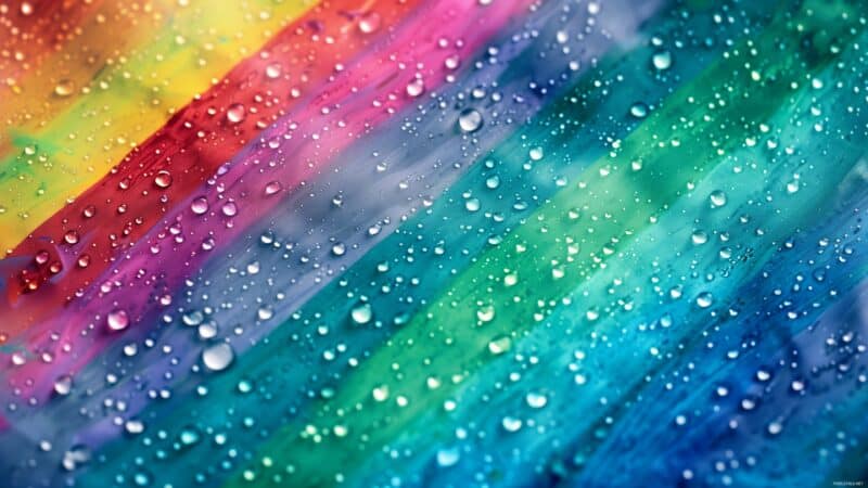 Rainbow Wallpaper 4K - PixelsTalk