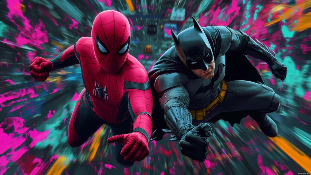 Batman and Spiderman Wallpapers - PixelsTalk