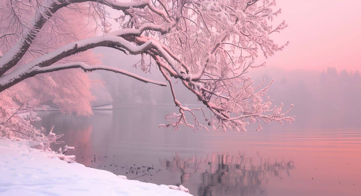 Pink Winter Wallpapers For Desktop - PixelsTalk