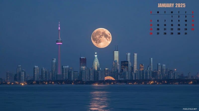 2025 January Calendar HD Wallpapers - PixelsTalk