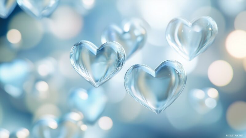 3D Heart Wallpapers - PixelsTalk