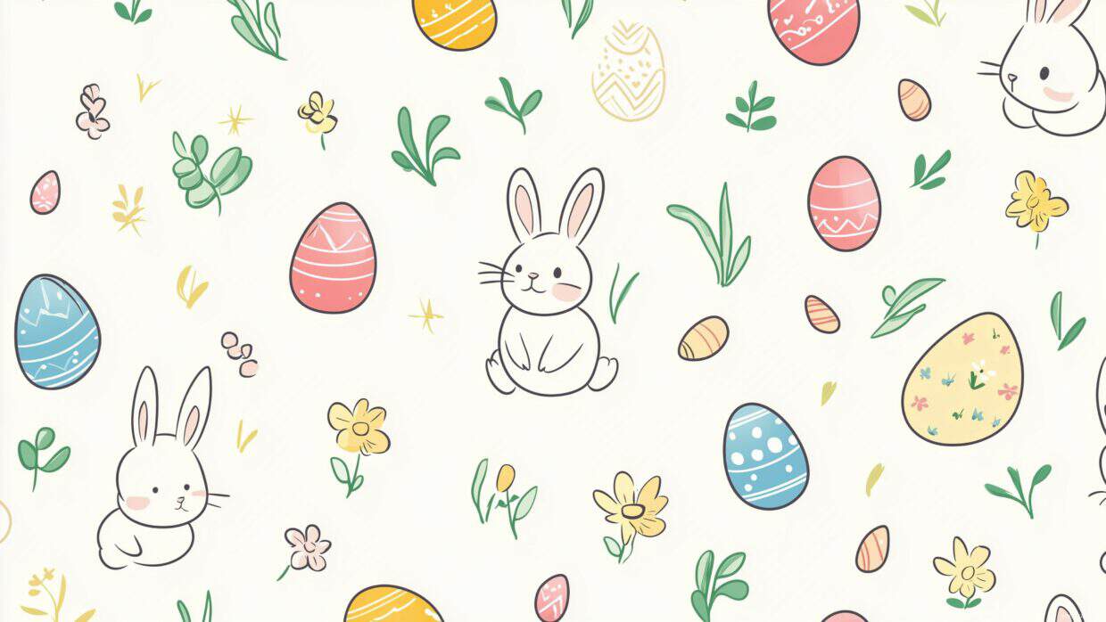 Preppy Easter Wallpaper HD - PixelsTalk