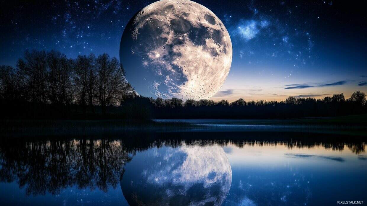 Beautiful Moon Wallpaper HD - PixelsTalk