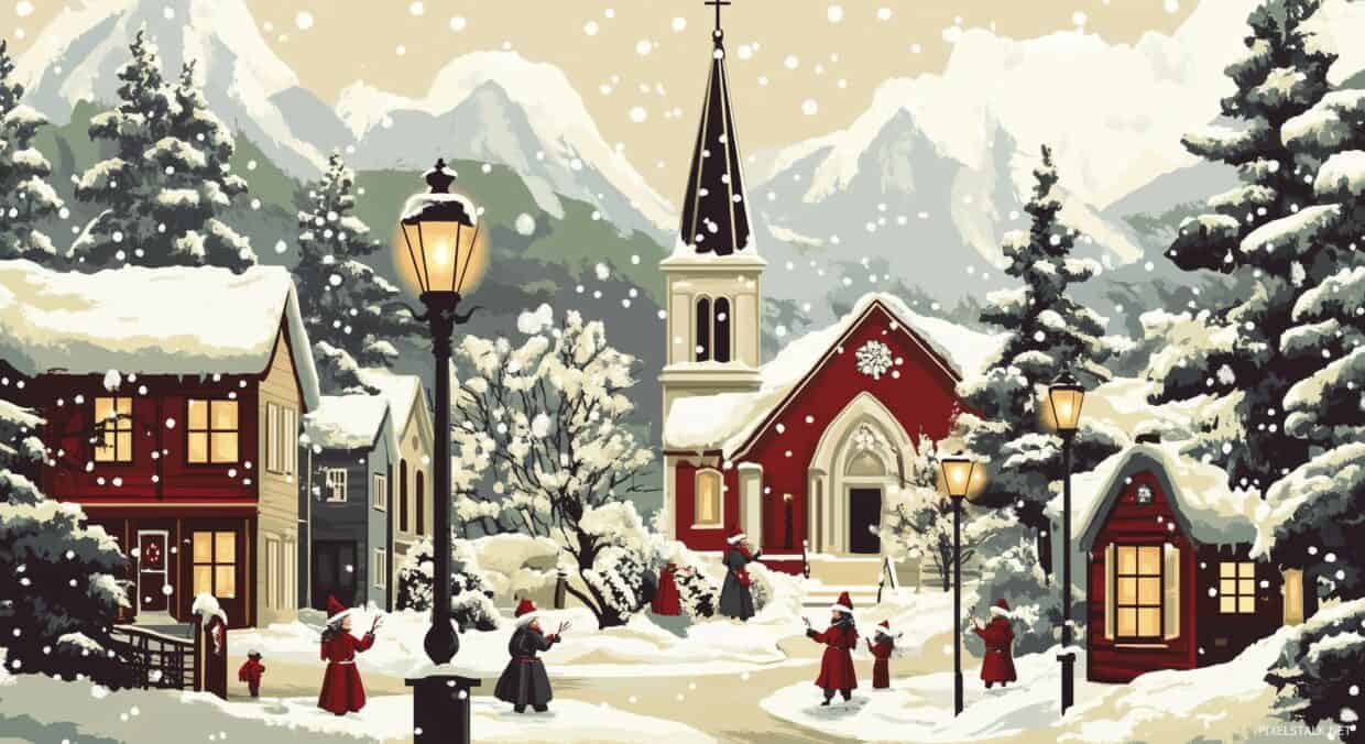 Vintage Christmas Wallpapers - PixelsTalk