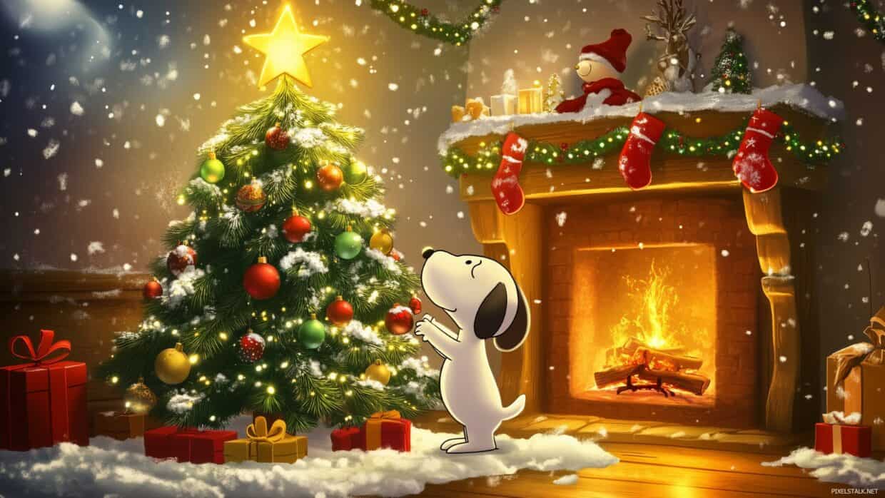 Snoopy Christmas Wallpapers - PixelsTalk