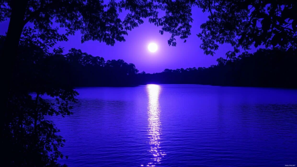 Purple Moon Wallpapers - PixelsTalk