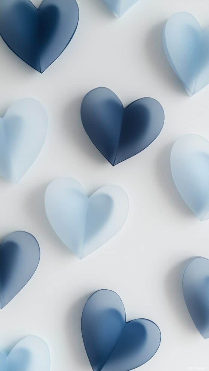 Blue Heart Wallpapers - PixelsTalk