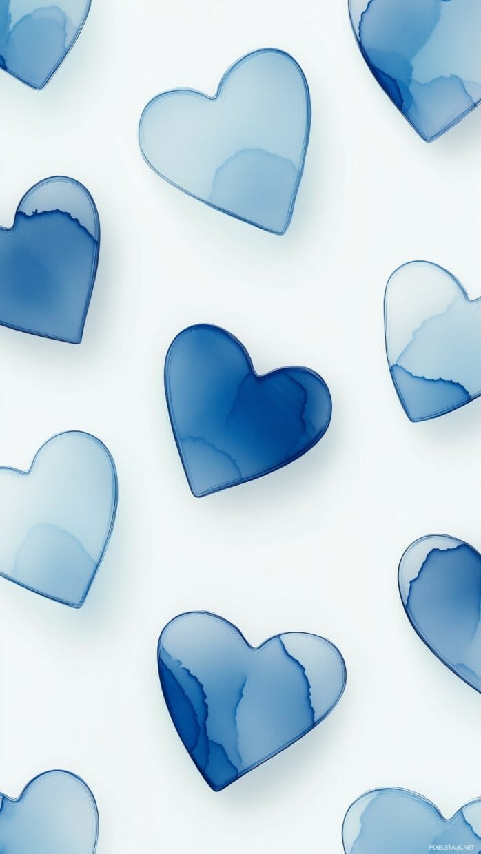 Blue Heart Wallpapers - PixelsTalk