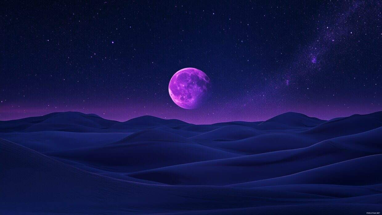 Purple Moon Wallpapers - PixelsTalk