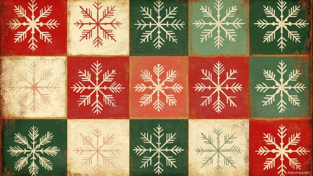 Retro Christmas Wallpapers - PixelsTalk