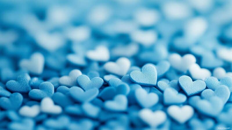Blue Heart Wallpapers - PixelsTalk