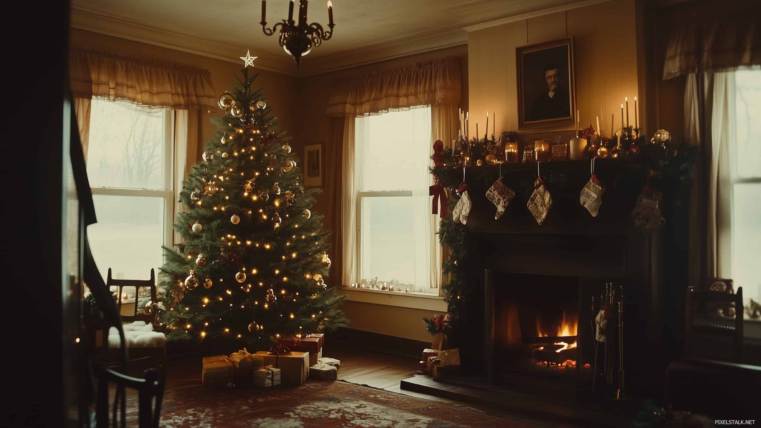 Vintage Christmas Wallpapers - PixelsTalk