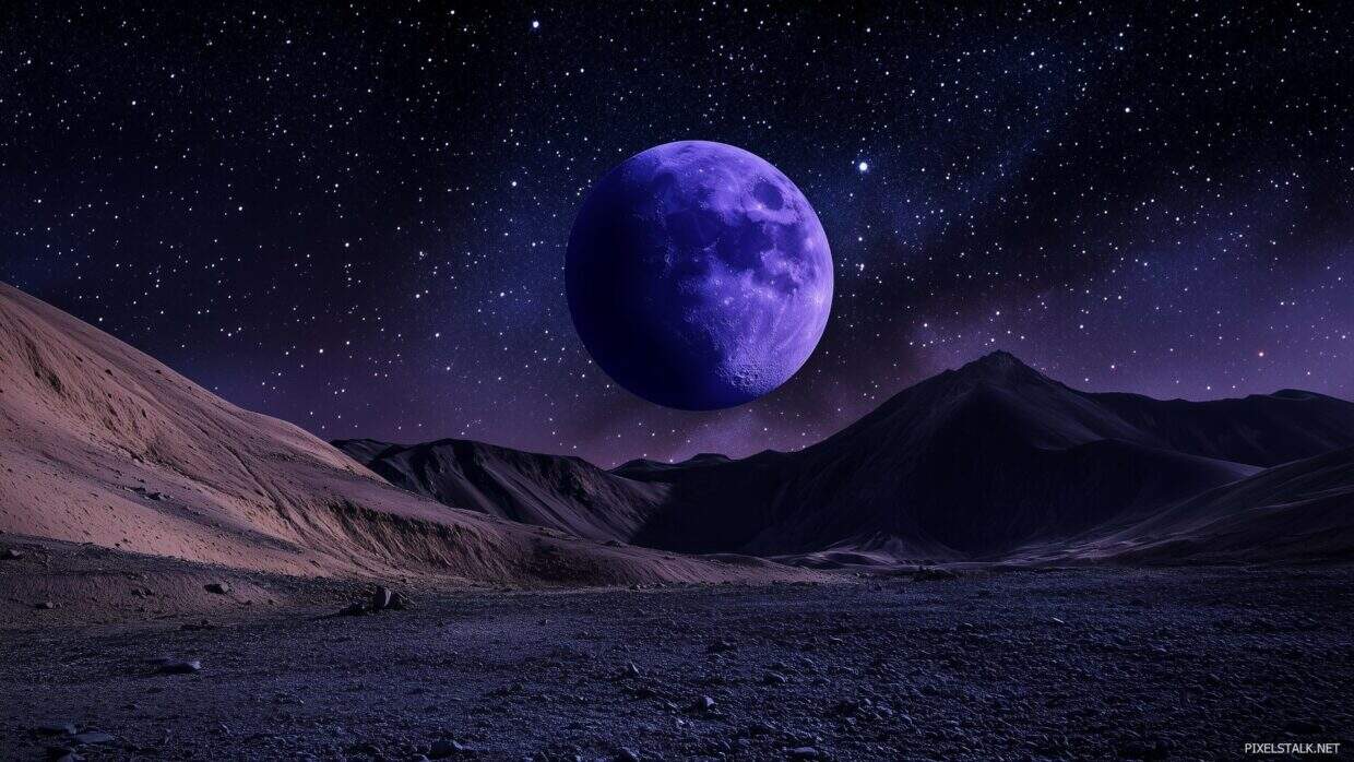 Purple Moon Wallpapers - PixelsTalk