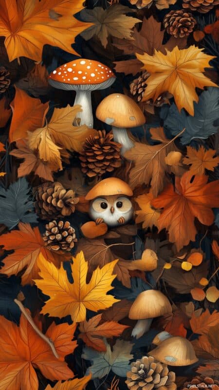 Cute Autumn Wallpapers for Desktop and Mobile devices - PixelsTalk