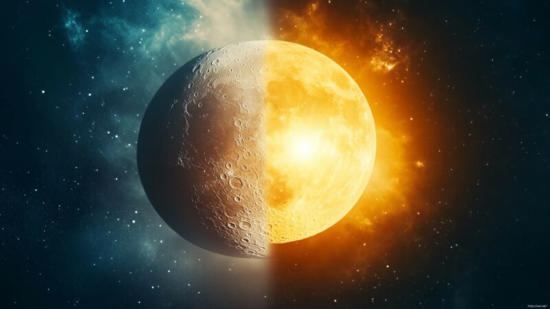 Sun and Moon Wallpapers Desktop HD - PixelsTalk