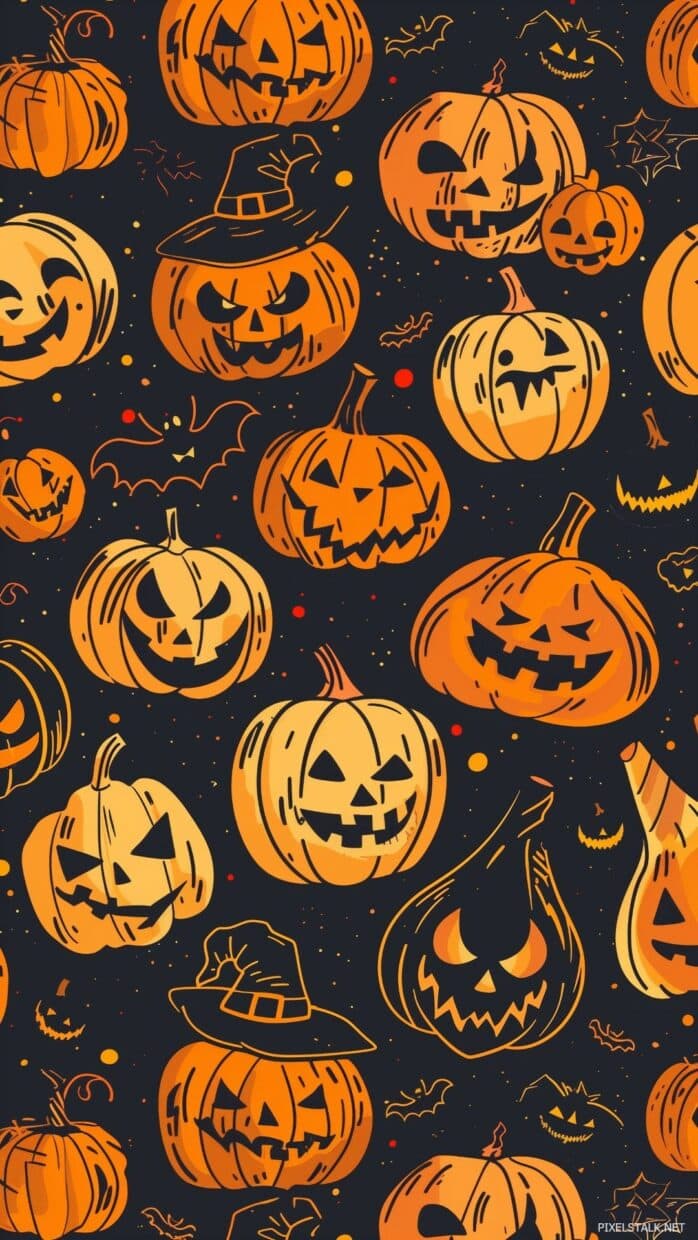 Fall Halloween Wallpaper - PixelsTalk