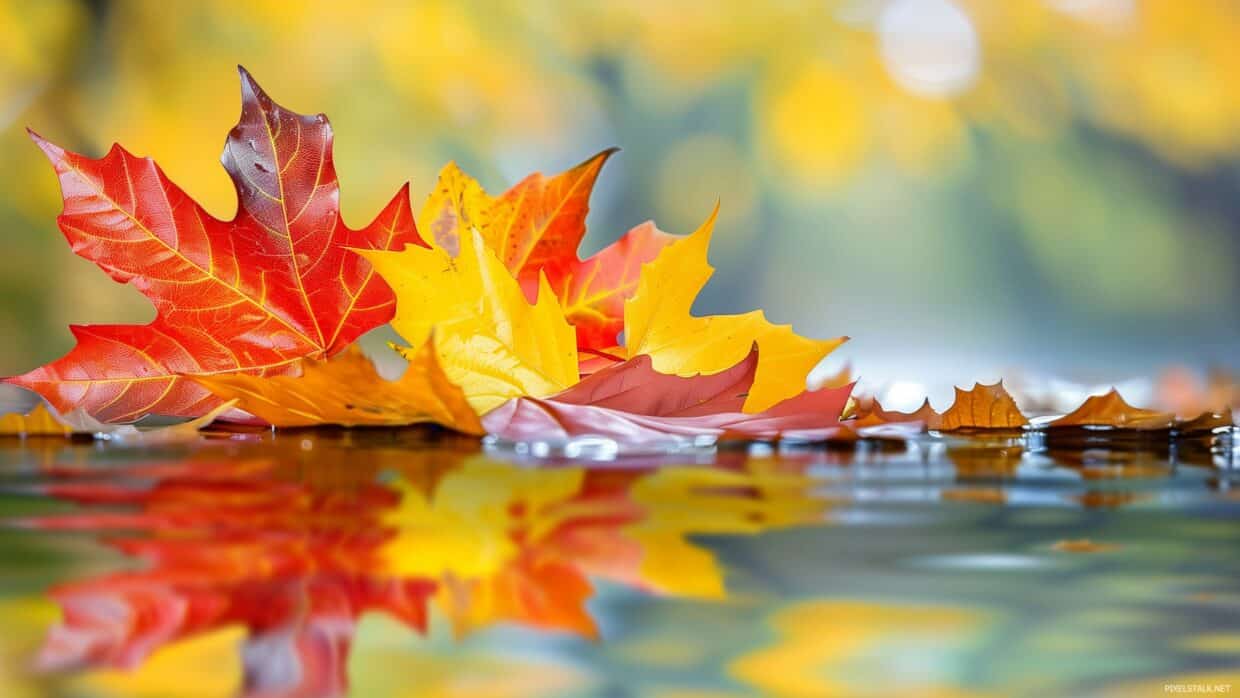 Autumn Leaves Desktop Wallpapers - PixelsTalk