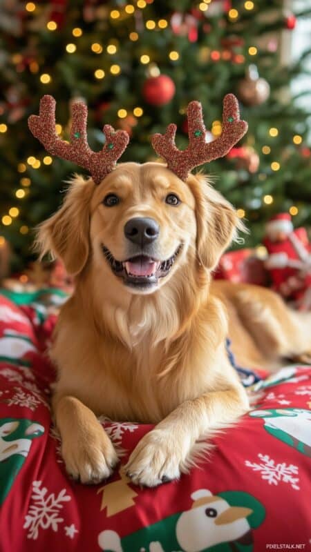 Christmas Dog Wallpapers - PixelsTalk