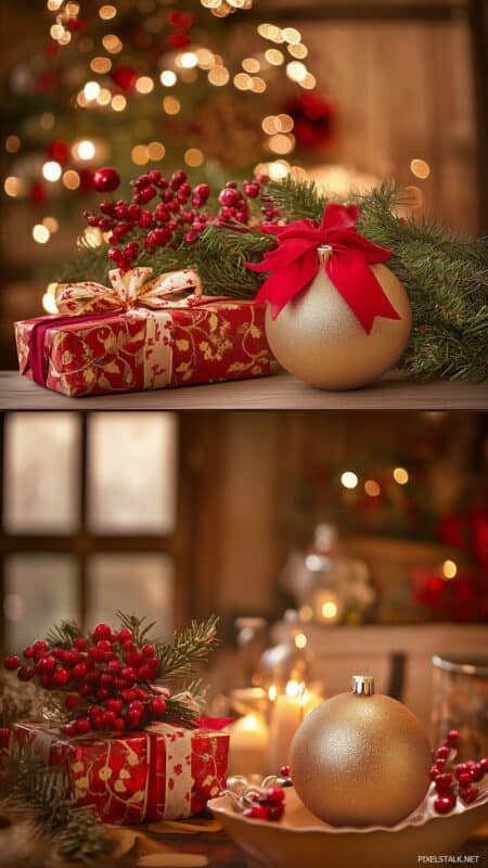 Collage Christmas Wallpaper HD - PixelsTalk