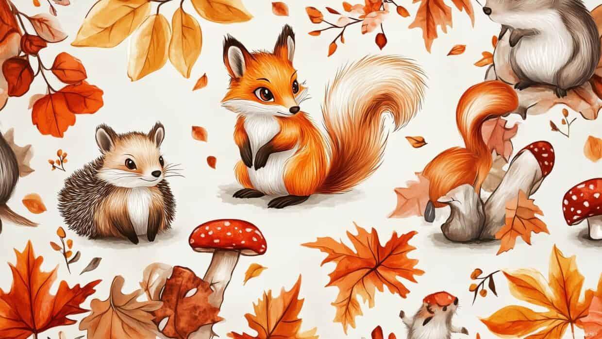Cute Autumn Wallpapers for Desktop and Mobile devices - PixelsTalk