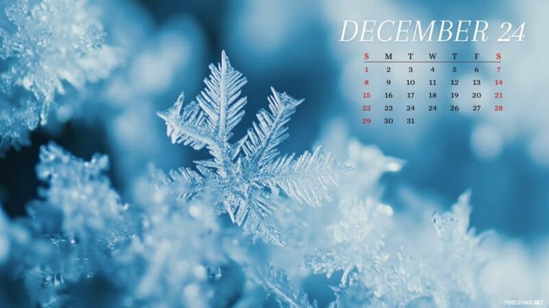 December 2024 Calendar Desktop Backgrounds - PixelsTalk