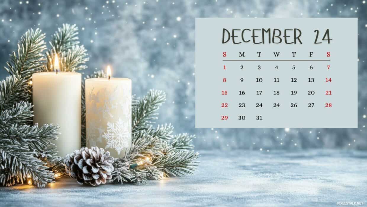 December 2024 Calendar Desktop Backgrounds - PixelsTalk