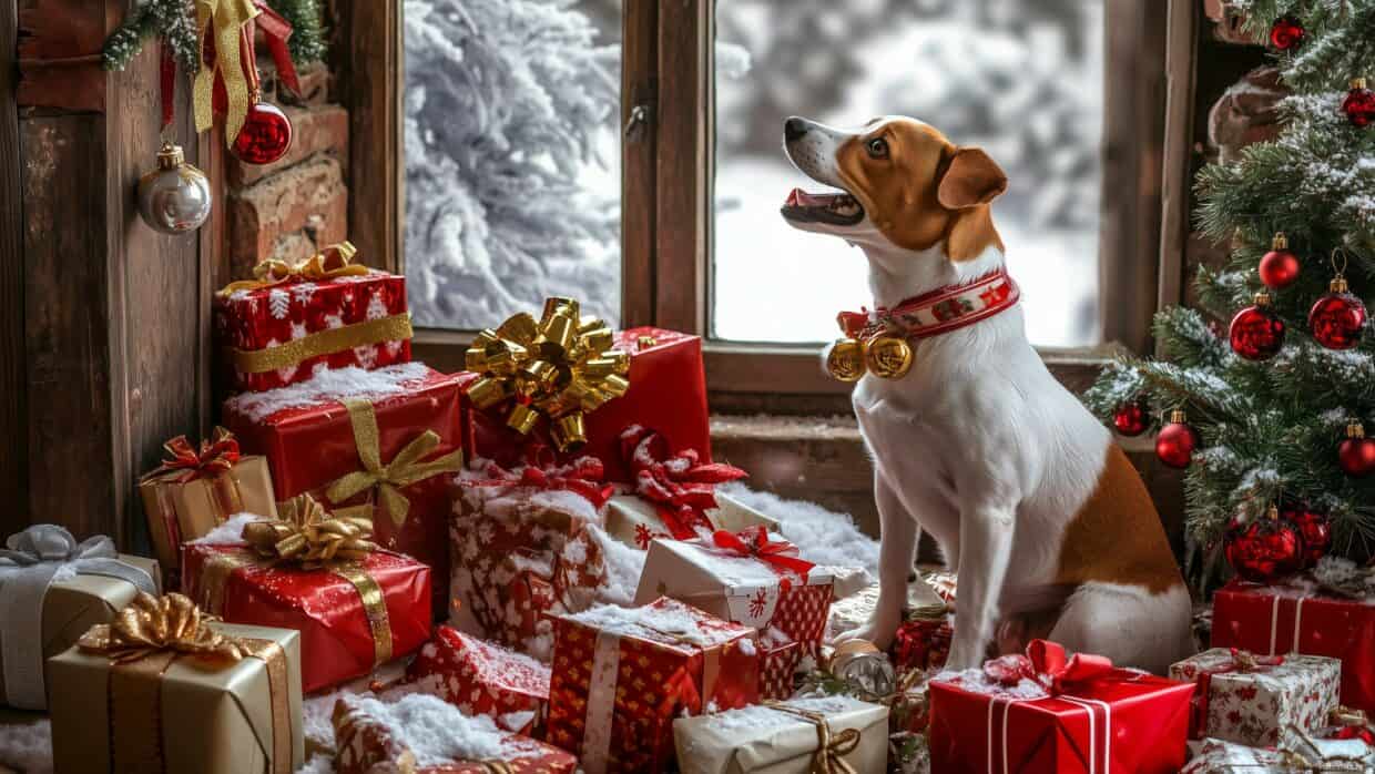 Christmas Dog Wallpapers - PixelsTalk