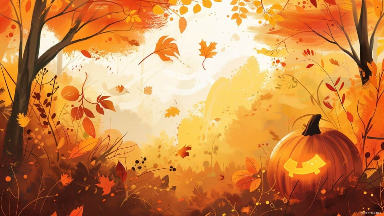 Fall Halloween Wallpaper - PixelsTalk