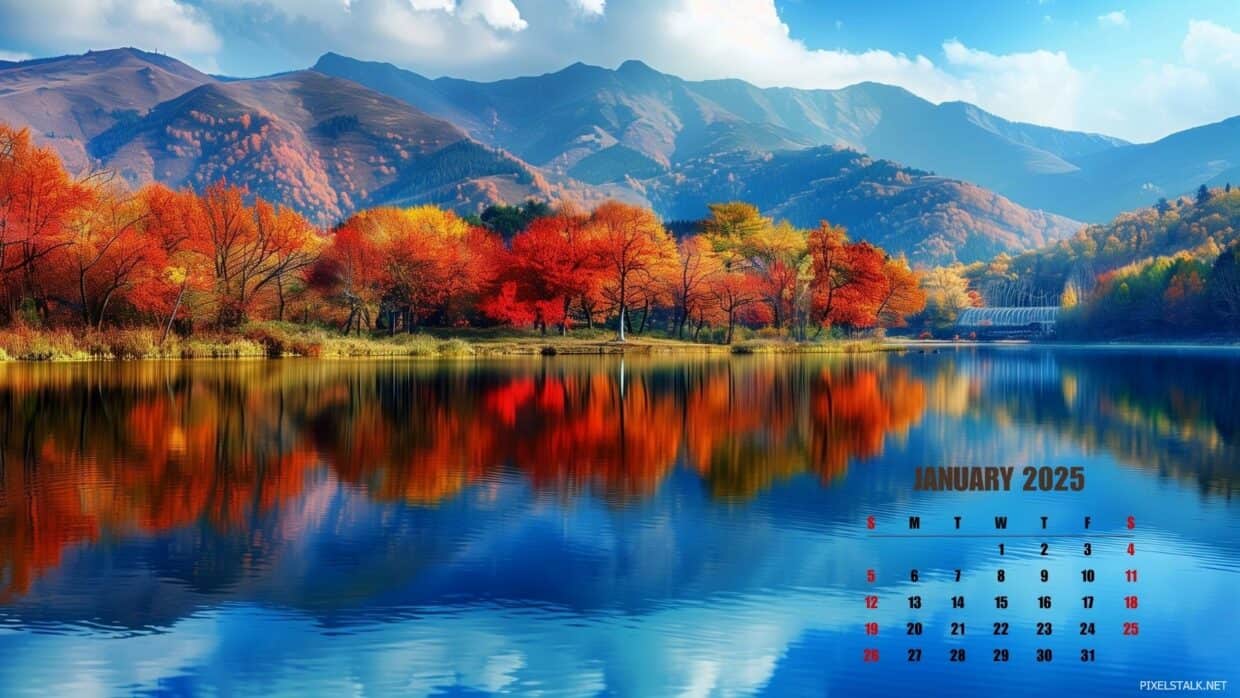 2025 January Calendar HD Wallpapers - PixelsTalk