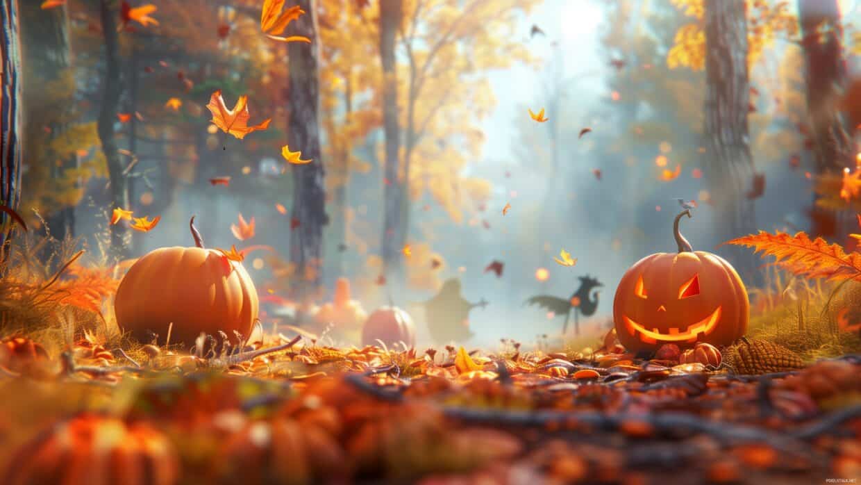 Fall Halloween Wallpaper - PixelsTalk