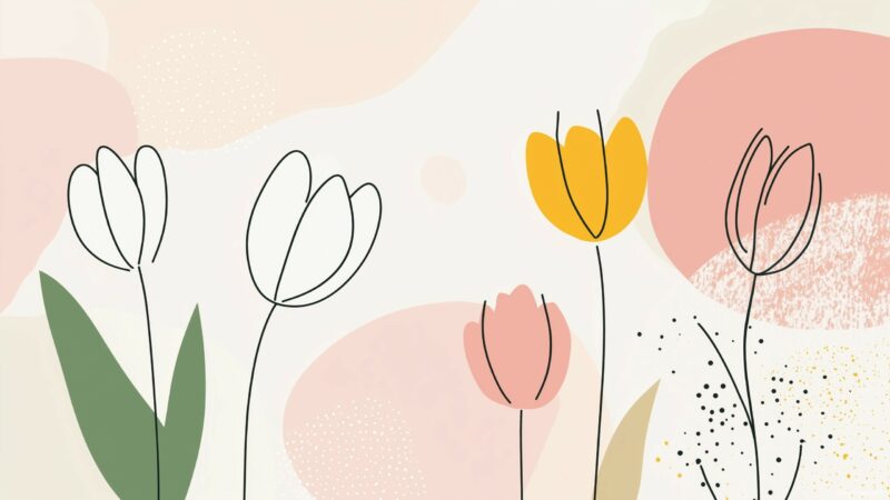Minimalist Spring Wallpaper HD - PixelsTalk