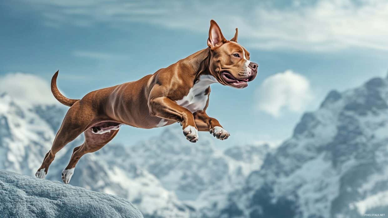 Pitbull Dog Desktop Wallpapers - PixelsTalk