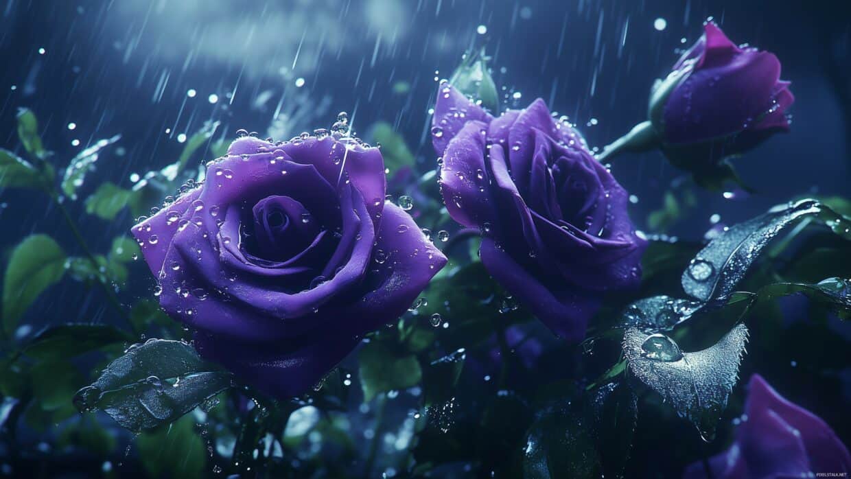 Purple Rose Wallpapers - PixelsTalk