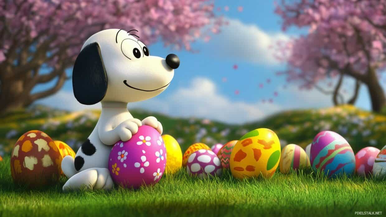 Snoopy Easter Wallpapers HD - PixelsTalk